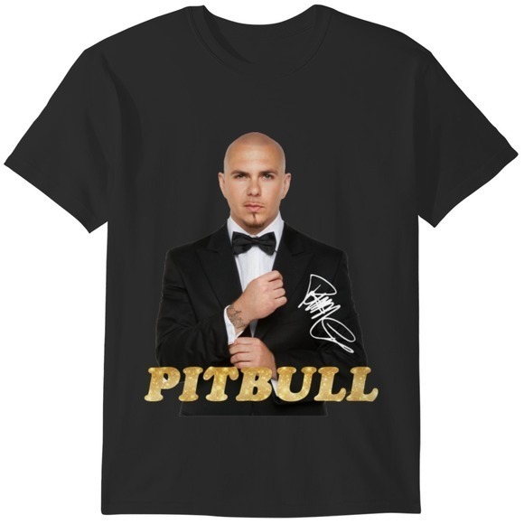 Gildan | Shirts | Pitbull Rapper 223 With Signature Tshirt | Poshmark